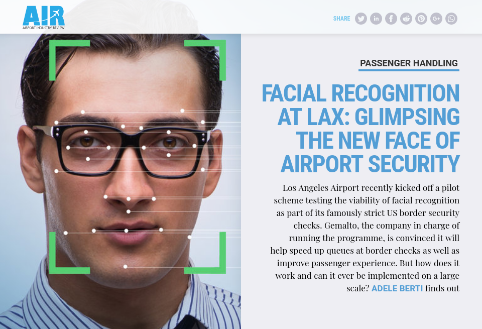 Facial recognition at LAX: glimpsing the new face of airport security ...