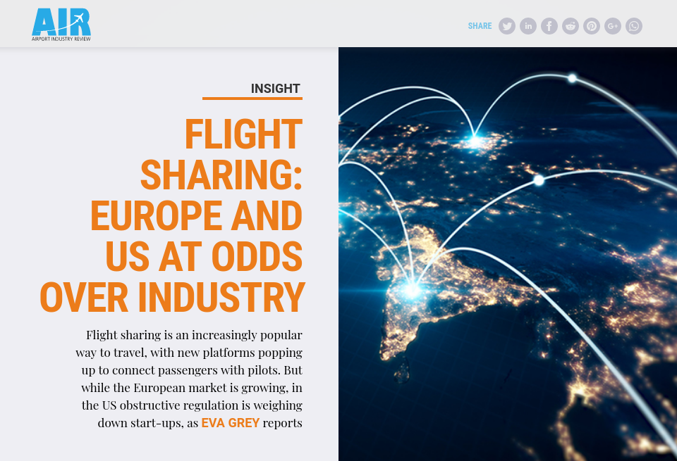 Flight sharing: Europe and US at odds over industry - Airport Industry ...