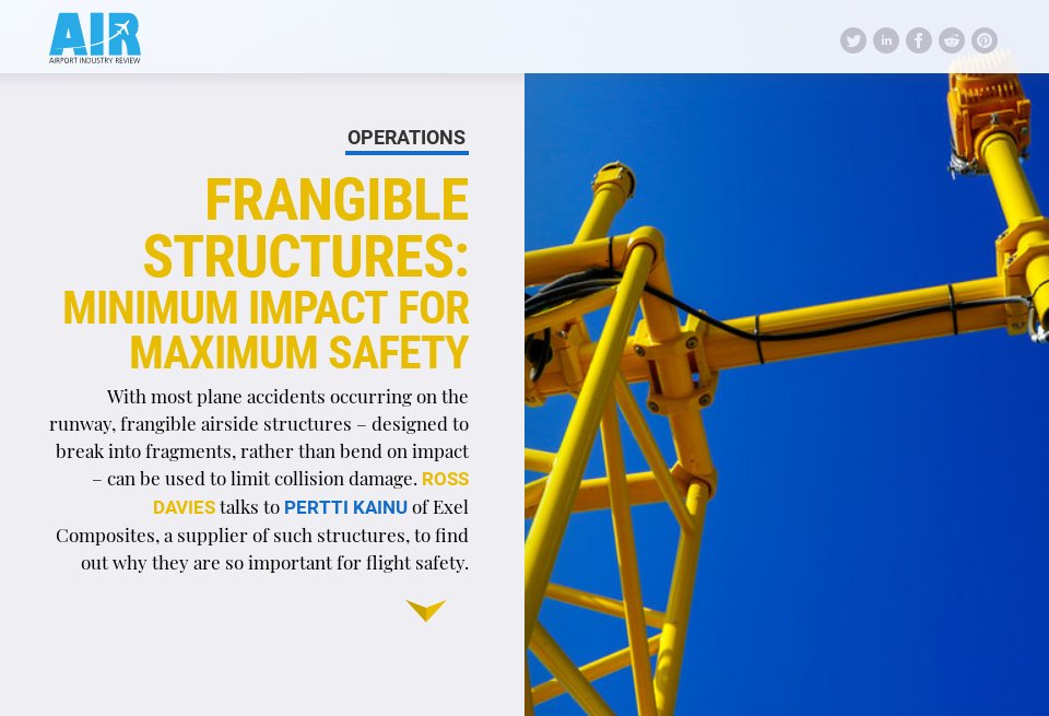 Frangible structures: minimum impact for maximum safety - Airport ...