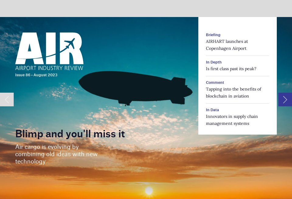 Home | Blimp and you'll miss it - Airport Industry Review | Issue 86 ...