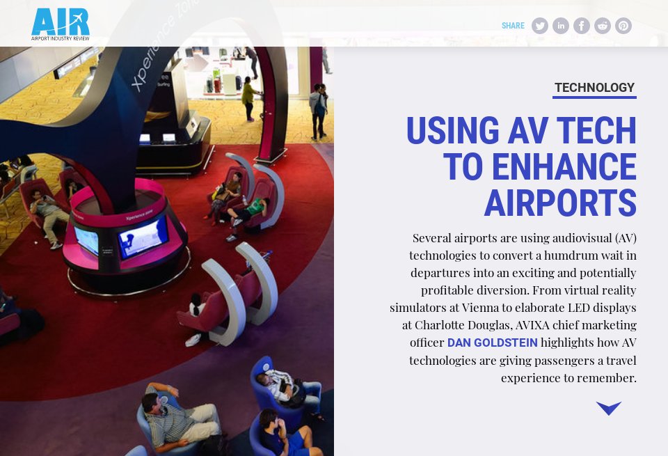 Using AV tech to enhance airports - Airport Industry Review | Issue 50 ...