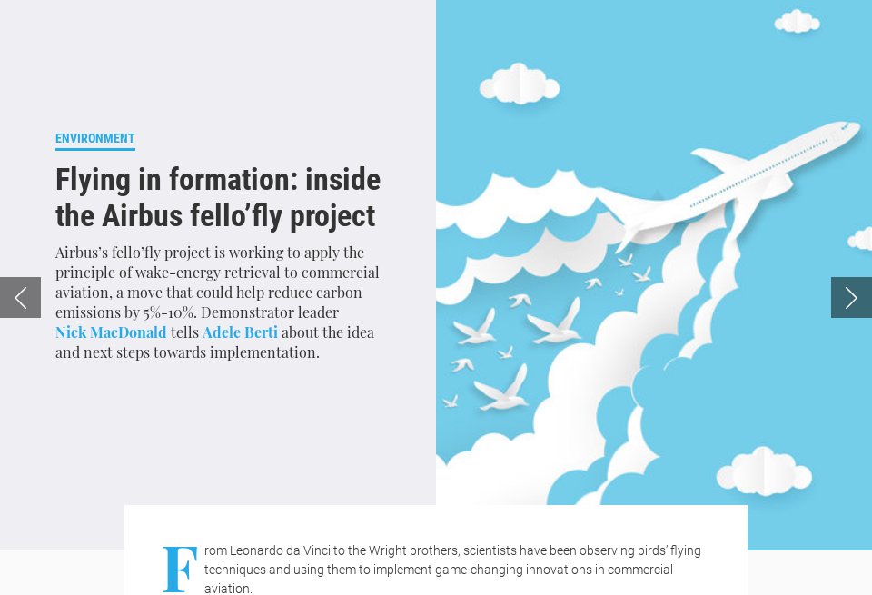 Flying in formation: inside the Airbus fello’fly project - Airport ...