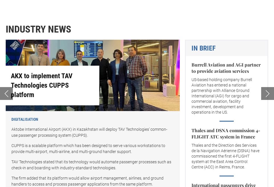 Industry news - Airport Industry Review | Issue 82 | December 2022