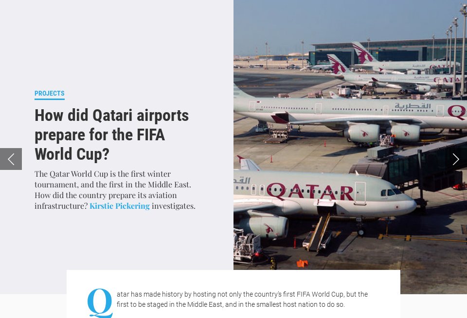 How did Qatari aviation infrastructure prepare for the World Cup ...