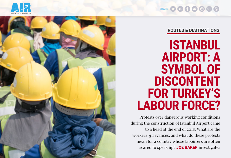 Istanbul Airport: a symbol of discontent for Turkey’s labour force ...