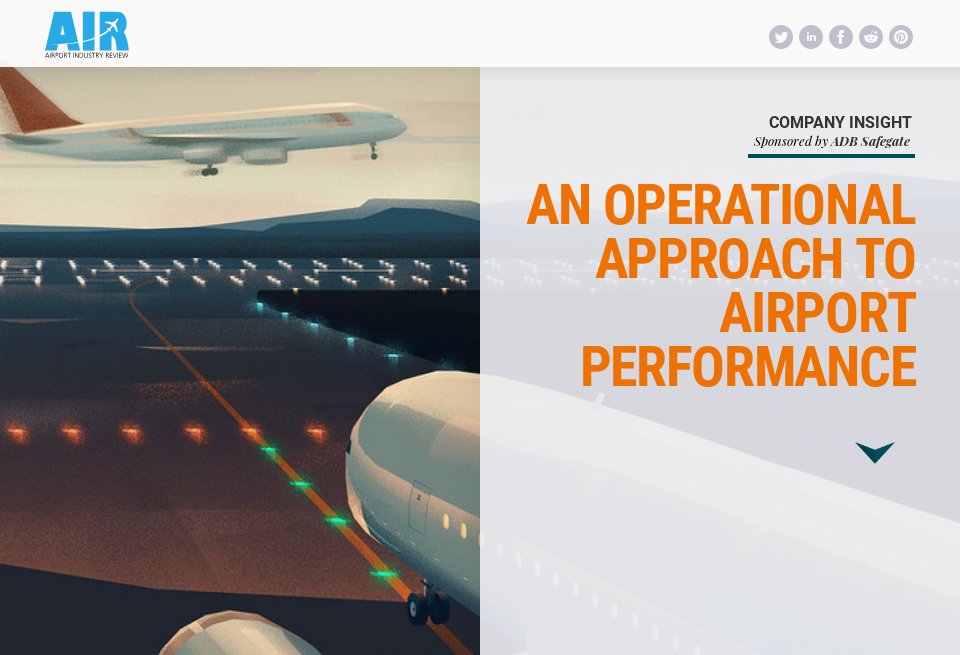 ADB Safegate Company Insight - Airport Industry Review | Issue 52 ...