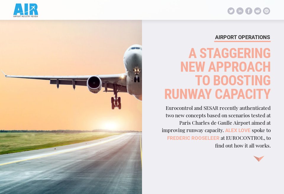 A staggering new approach to boosting runway capacity - Airport ...