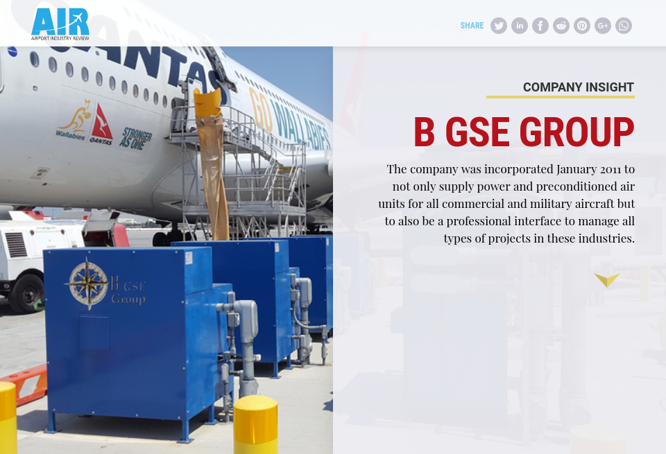 B GSE Group Comapny Insight - Airport Industry Review | Issue 32 | June ...
