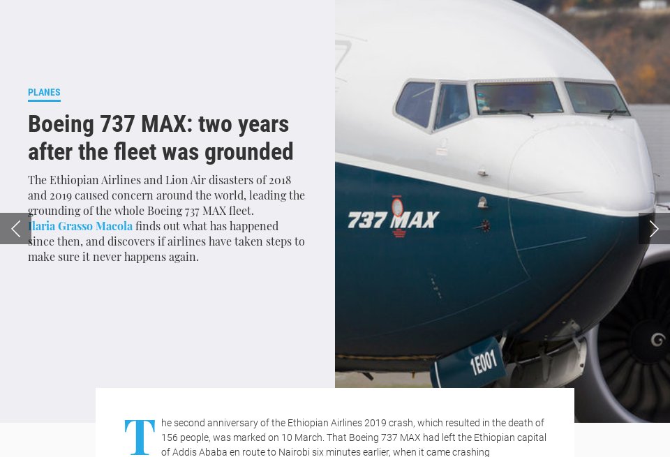Boeing 737 MAX: two years after the fleet was grounded - Airport ...