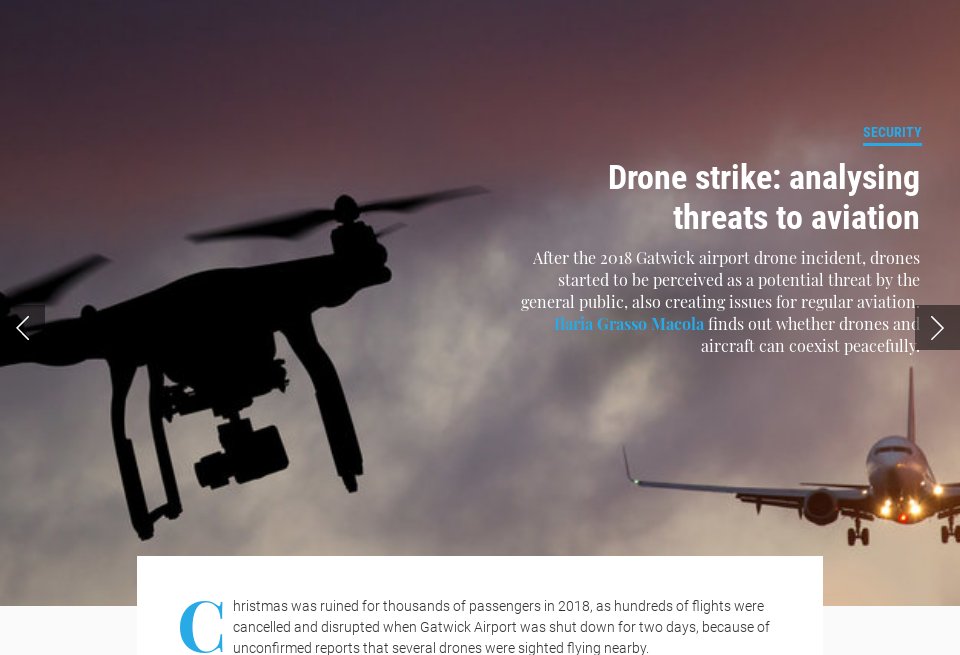 Drone strike: Analysing threats to aviation - Airport Industry Review ...