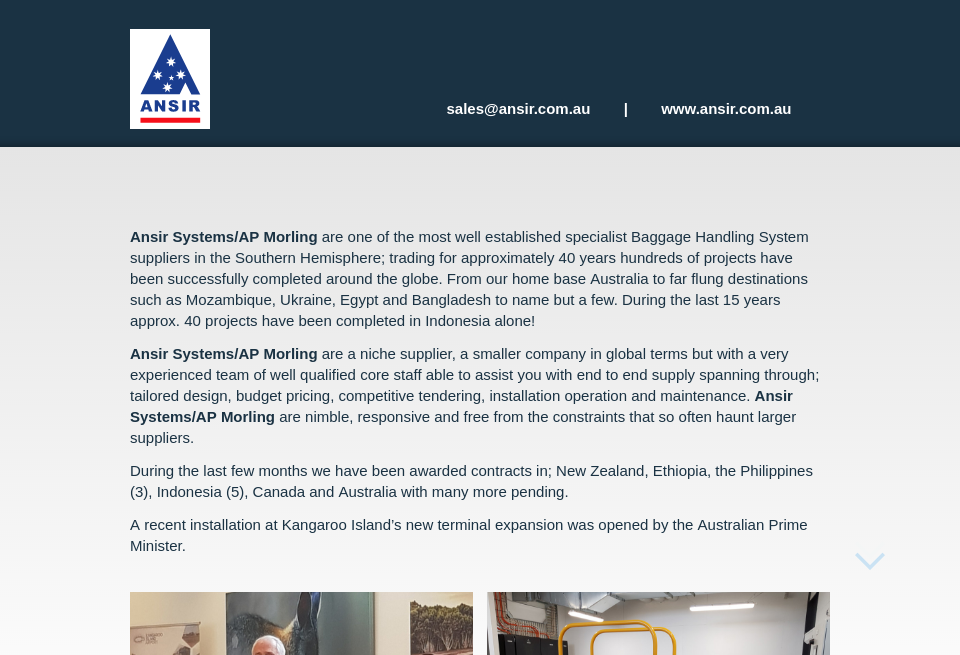 Ansir Systems - Airport Industry Review | Issue 41 | March 2019