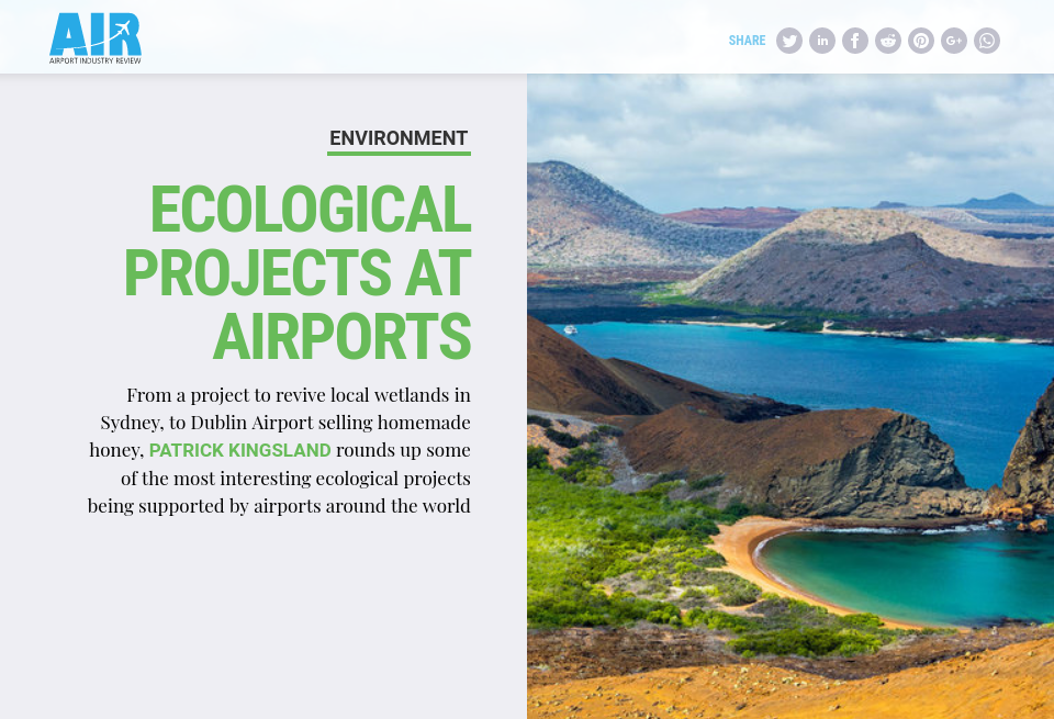 Ecological projects at airports - Airport Industry Review | Issue 41 ...