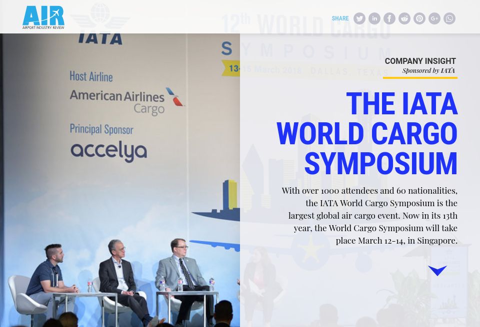 IATA Company Insight - Airport Industry Review | Issue 41 | March 2019