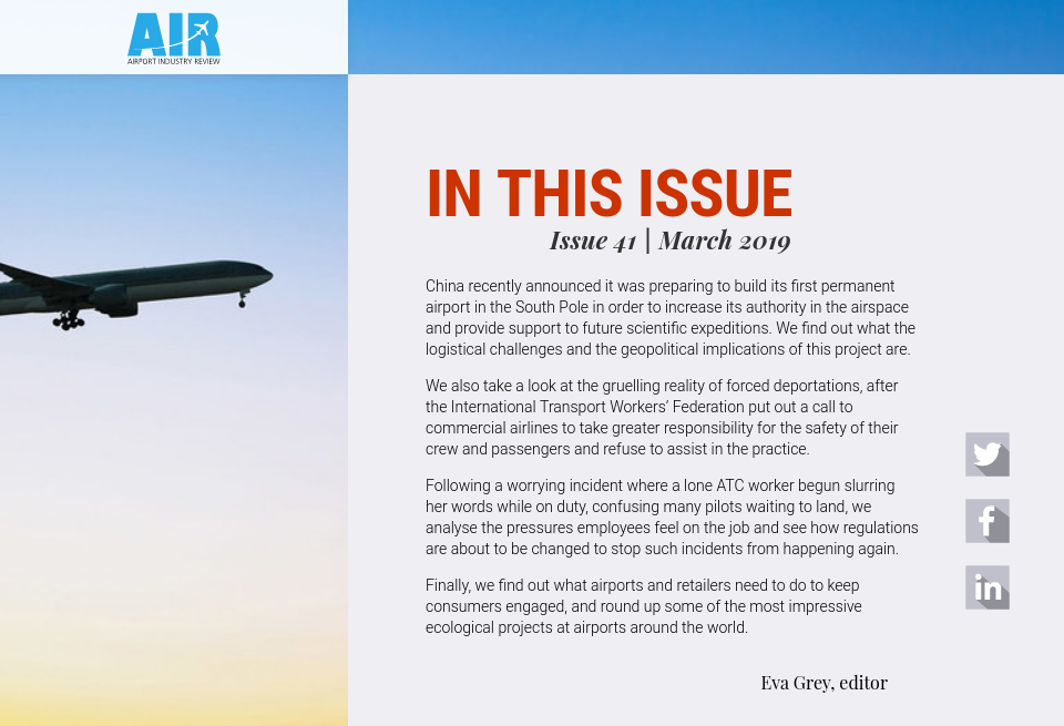 Ansir Systems - Airport Industry Review | Issue 41 | March 2019