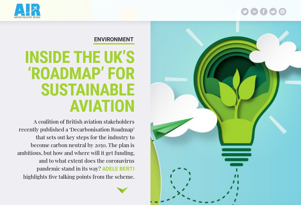 Inside the UK’s ‘roadmap’ for sustainable aviation - Airport Industry ...
