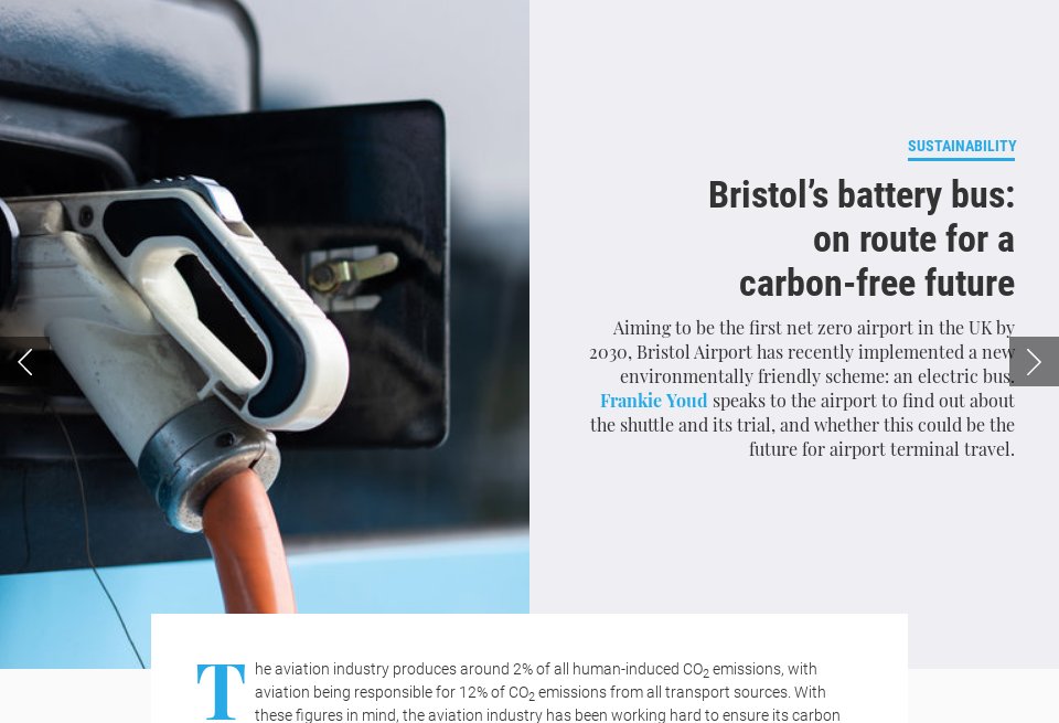 Bristol’s battery bus: on route for a carbon-free future - Airport ...