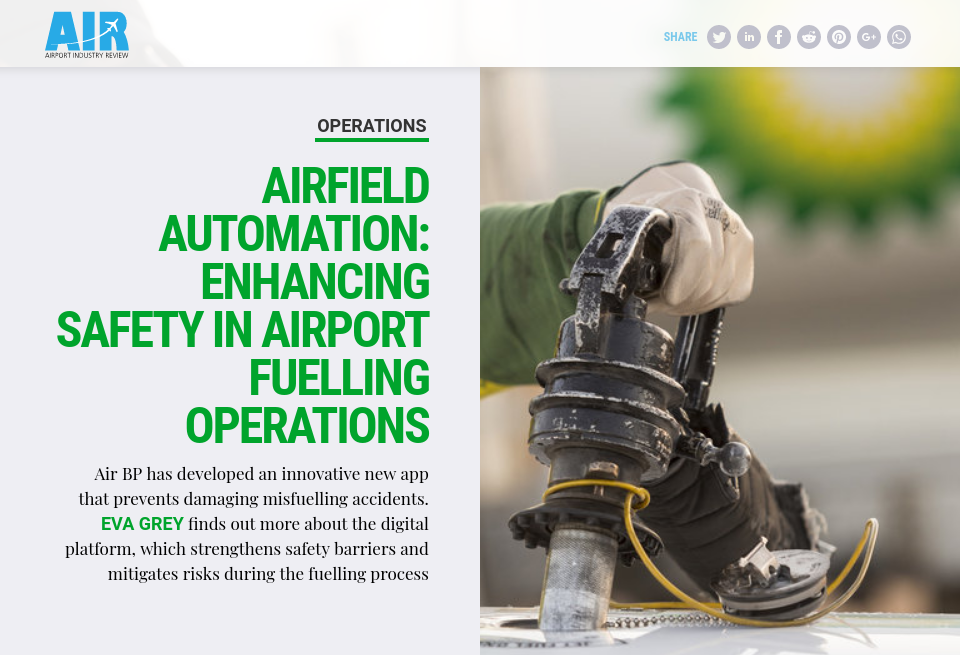 Airfield automation: enhancing safety in airport fuelling operations ...