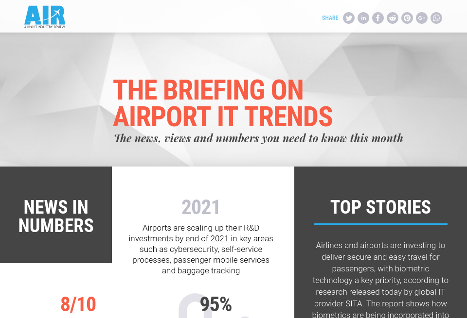 The briefing on airport IT trends - Airport Industry Review | Issue 36 ...