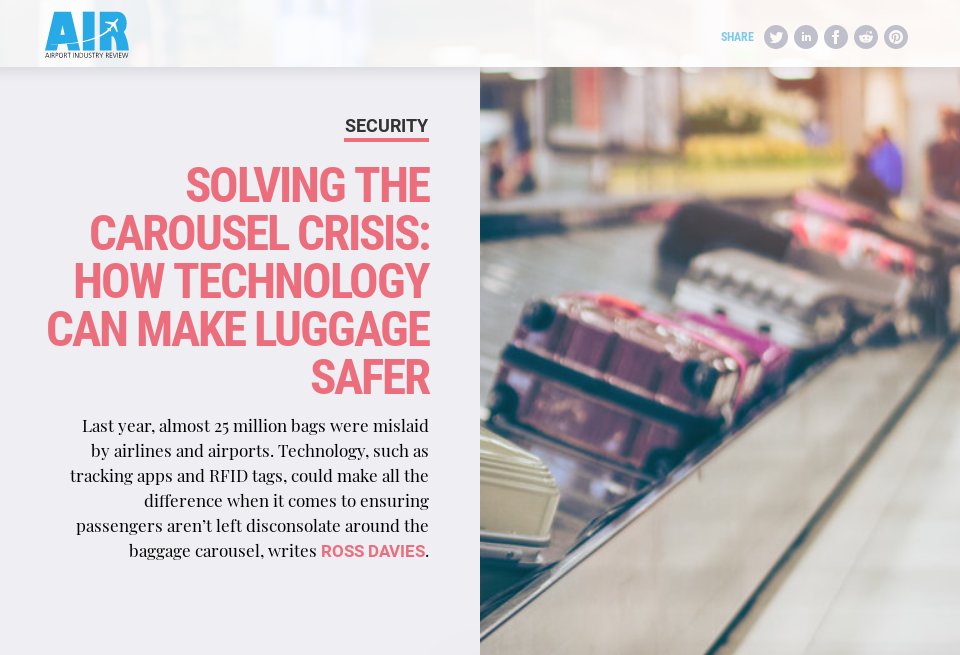 Solving the carousel crisis: How technology can make luggage safer ...