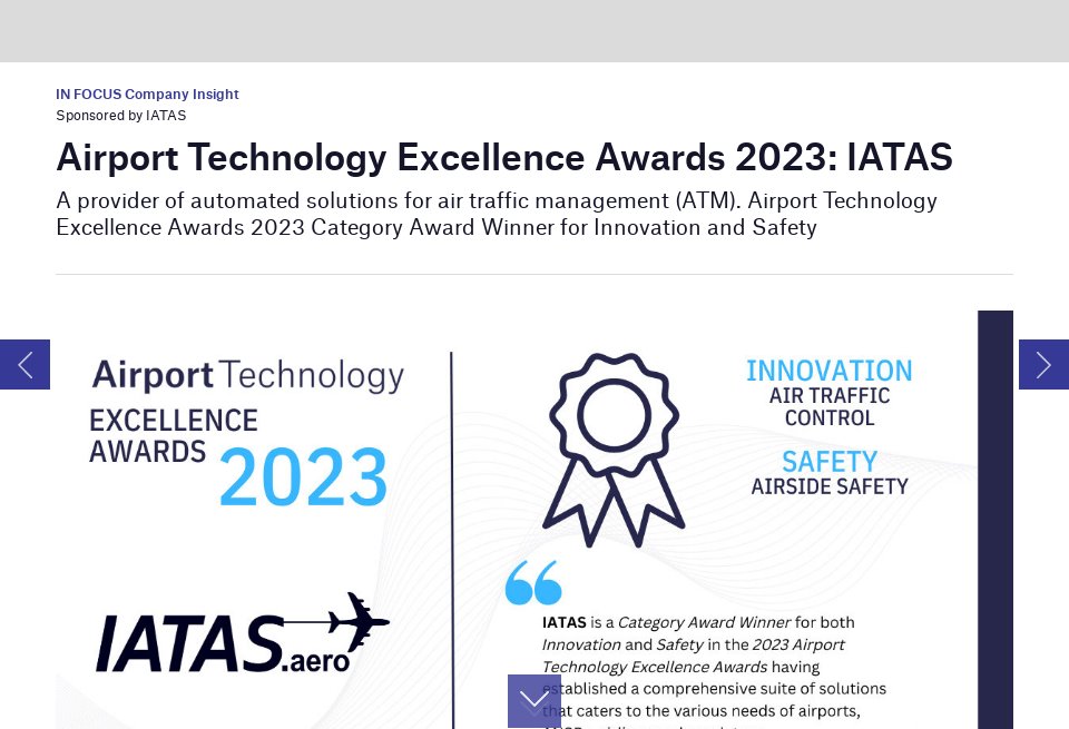 Excellence Awards 2023: IATAS - Airport Industry Review | Issue 87 ...