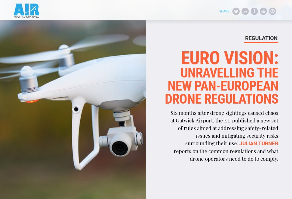 Euro vision: unravelling the new pan-European drone regulations ...